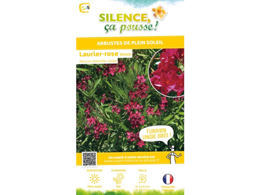 Laurier-rose à fleurs rouges | Silence, ça pousse
