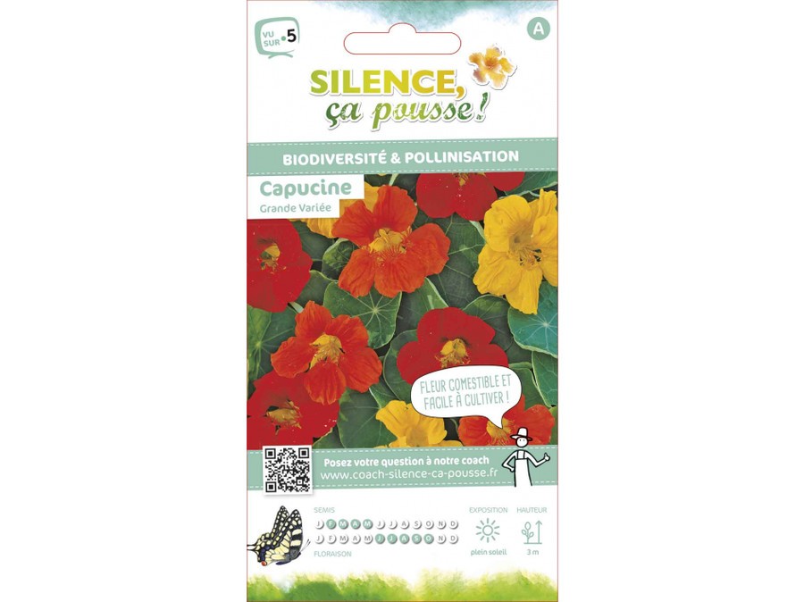 Capucine Grande Variée | Silence, ça pousse